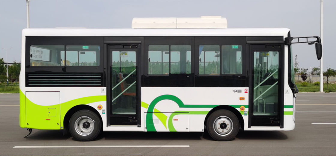 Transportation 22 Seater Coach Electric Mini Buses 2 Axes