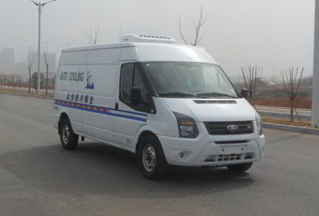 100Kw Refrigerated Truck MT82 Ford Transit Reefer Van White