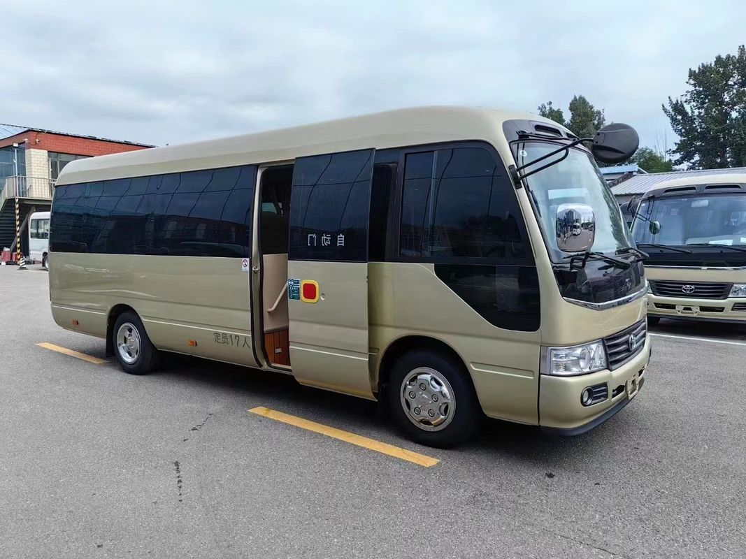 Toyota Coaster 17-seater tourist bus business reception bus gasoline ...