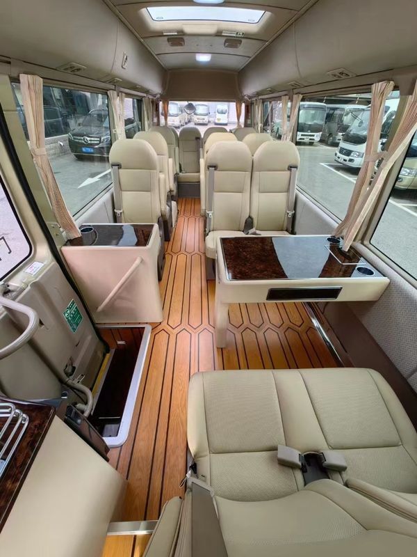 Toyota Coaster 17-seater tourist bus business reception bus gasoline ...