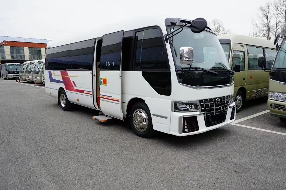 Toyota Coaster 11-seater tourist bus business reception bus gasoline ...