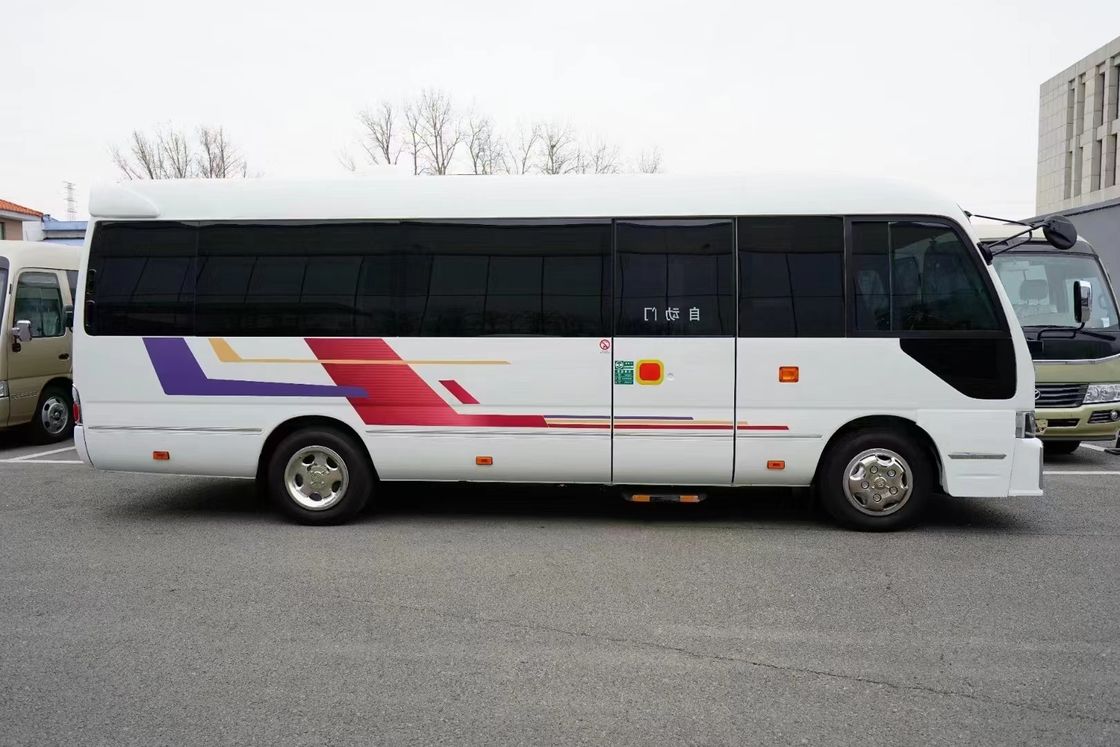 Toyota Coaster 11-seater tourist bus business reception bus gasoline ...